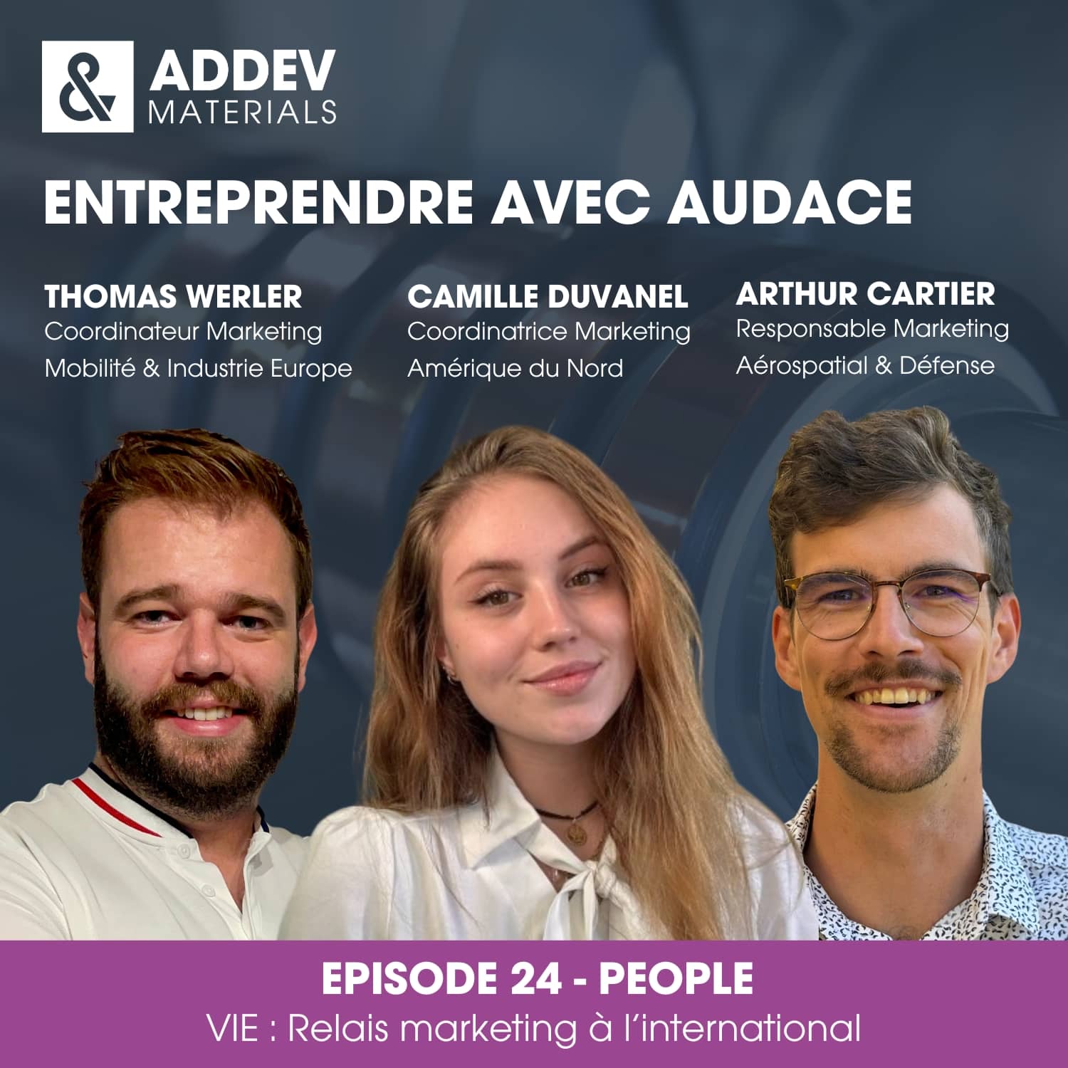 Podcast ADDEV Materials: bold entrepreneurship